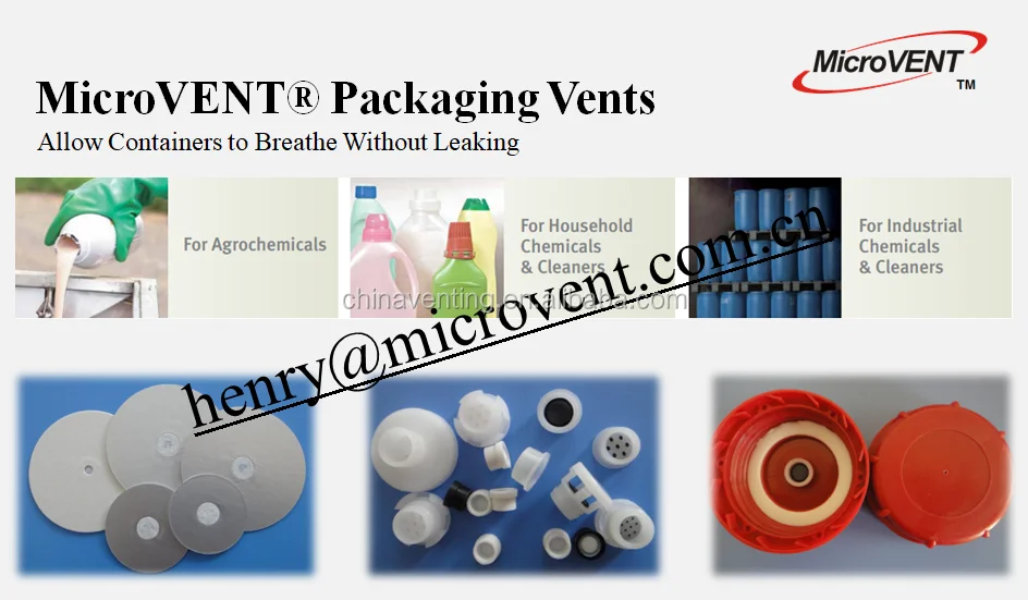 Packaging Vents Hdpe Bottle Airflow Waterproof Pe Cap Liner Vent Seal ...
