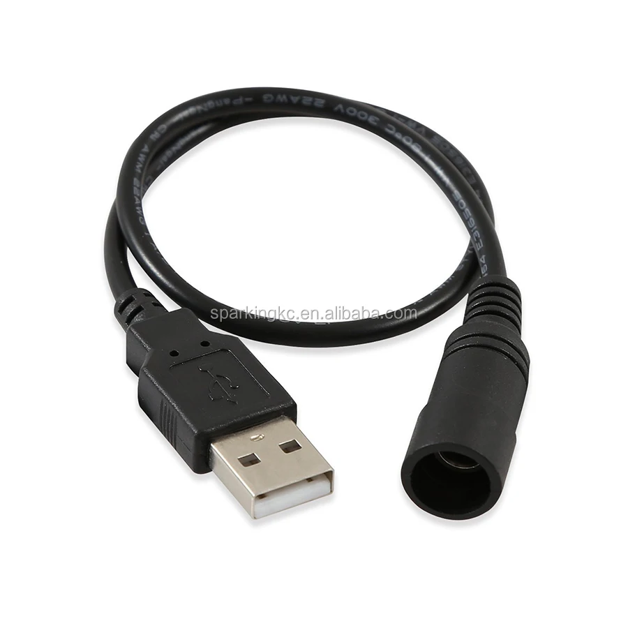 3.5mm Barrel Jack 5v Dc To Usb Power Cable - Buy 3.5mm Barrel Power ...