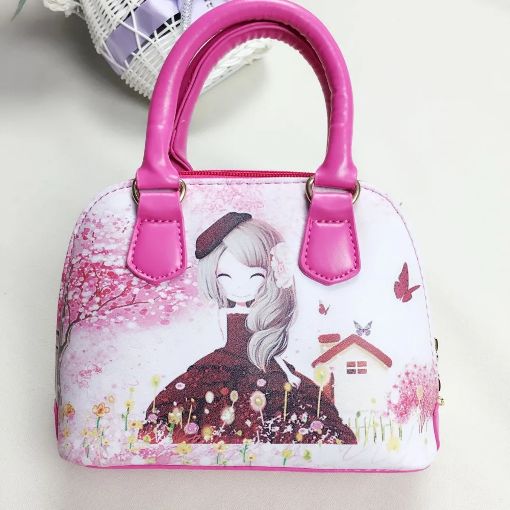 Latest Style Tote Bag Fashion Round Little Girls Bags With Pretty ...