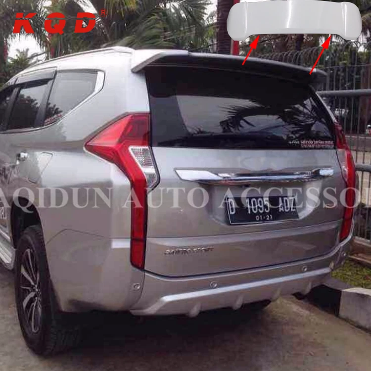 Plastic Rear Roof Wing Spoiler Body Kit Accessories For Mitsubishi ...