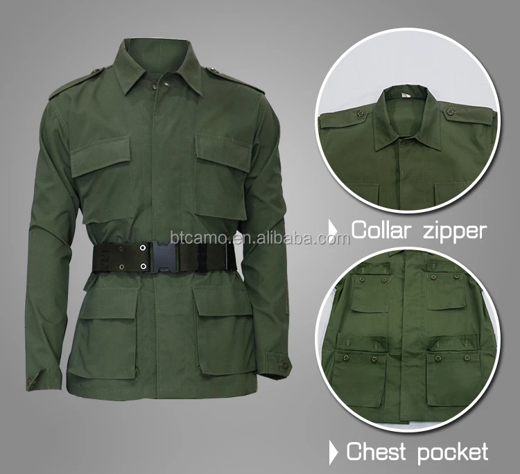 Olive Green Security Guard Uniform Battle Dress Uniform - Buy Uniform ...