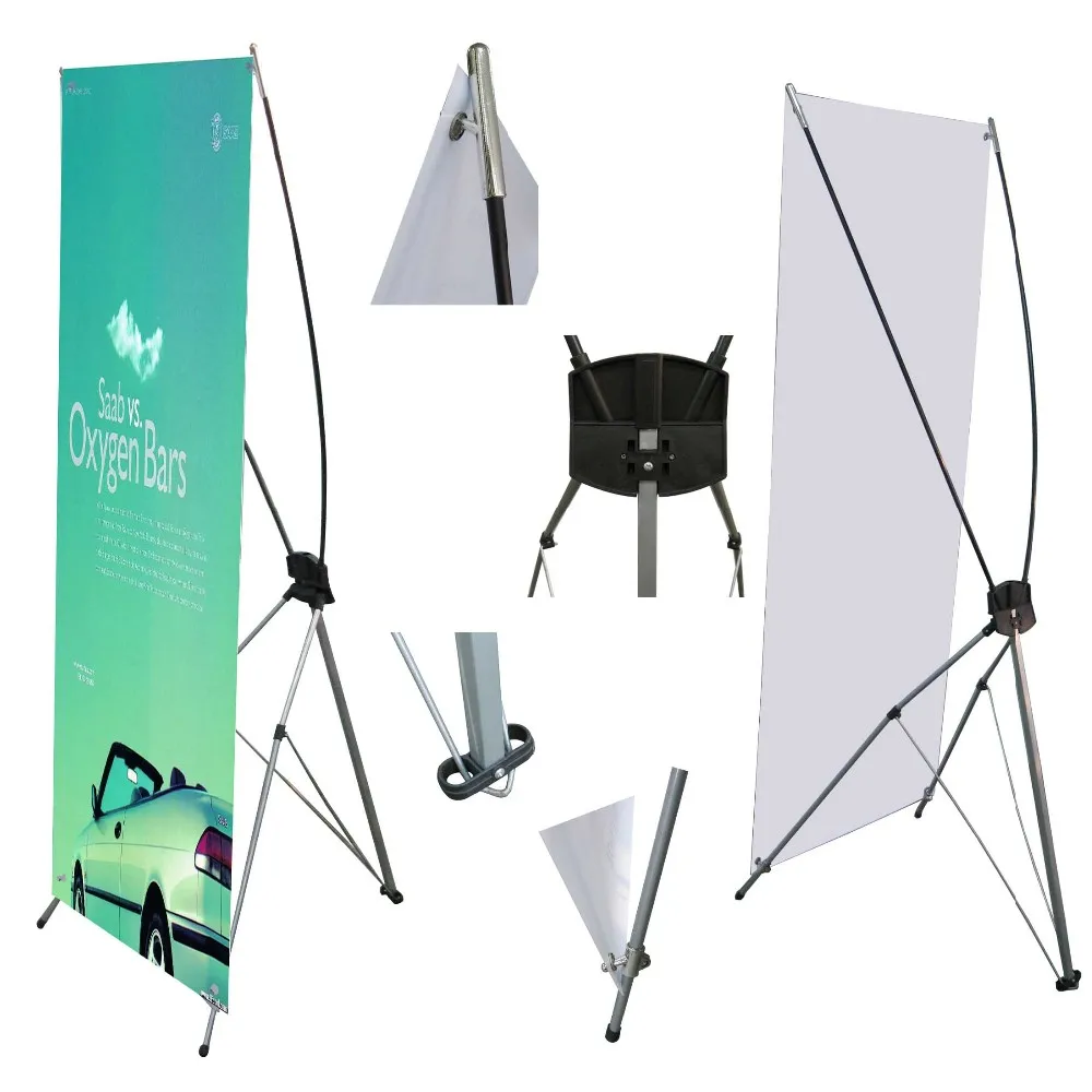 Budget Flex Advertising X Banner Stand with Free Banner