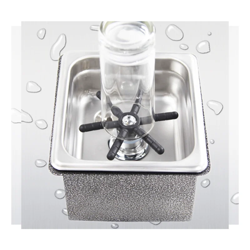 Steaming Pitcher Rinser Glass Cup Washer Cleaner Automatic Stainless ...