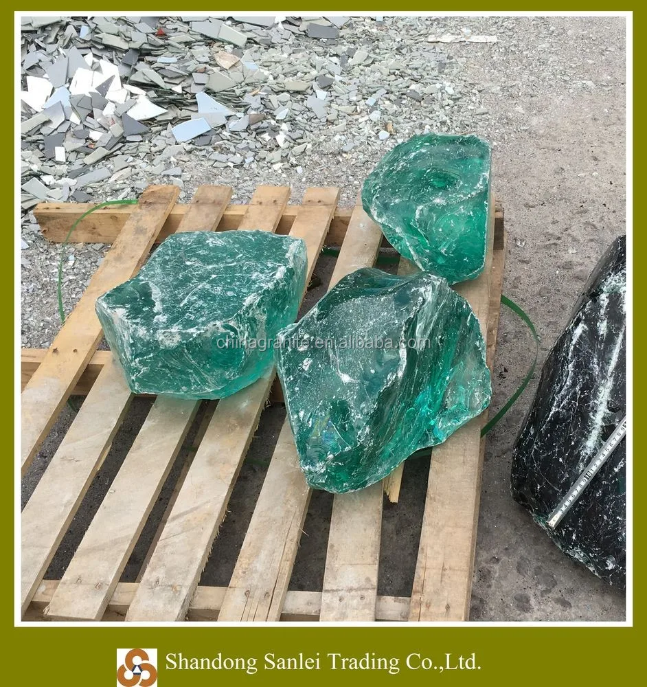 Decorative Large Slag Glass Rock,Rock Glass,Glass Rock For Gabion - Buy ...