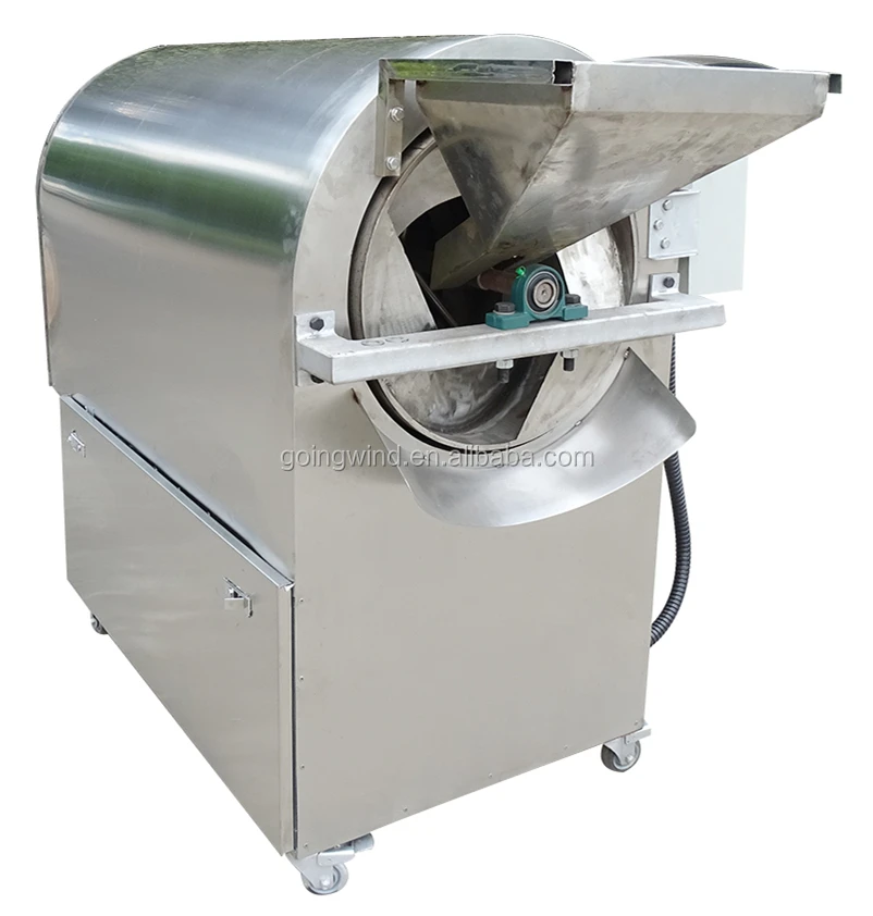 Automatic Gas Nut Roasting Machine Commercial Electric Lpg Fired Nuts ...