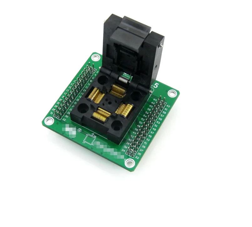 Ic Test Socket,Programming Adapter For Qfp64 Pqfp64 Tqfp64 Lqfp64 ...