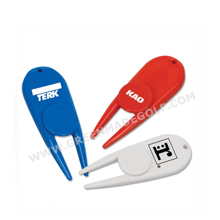 2022 New Golf Divot Pin Custom Plastic Divot Tools With Plastic Golf ...