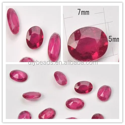 Aa Grade Oval Natural Ruby And Flawless Ruby 5mm*7mm For Jewelry ...