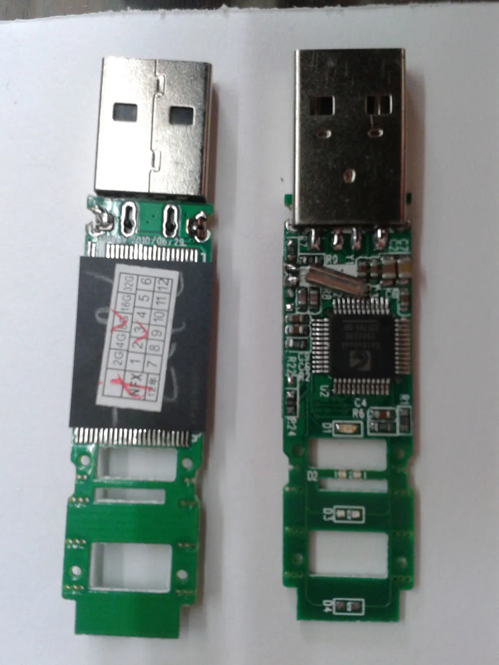 China Supply Usb Chip Pvc Usb 2.0 3.0 Chip Pcba 1gb 2gb 4gb 8gb 16gb ...