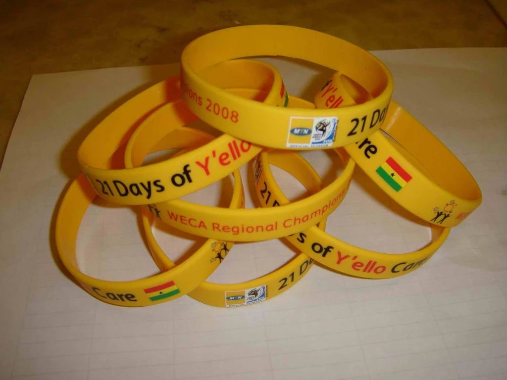 Personalized Printing Silicone Rubber Wristbands Custom ID Baller Bands