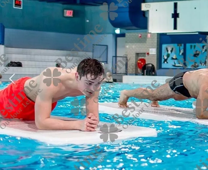 Fitness Inflatable Floating Yoga Mat - Customizable Fun