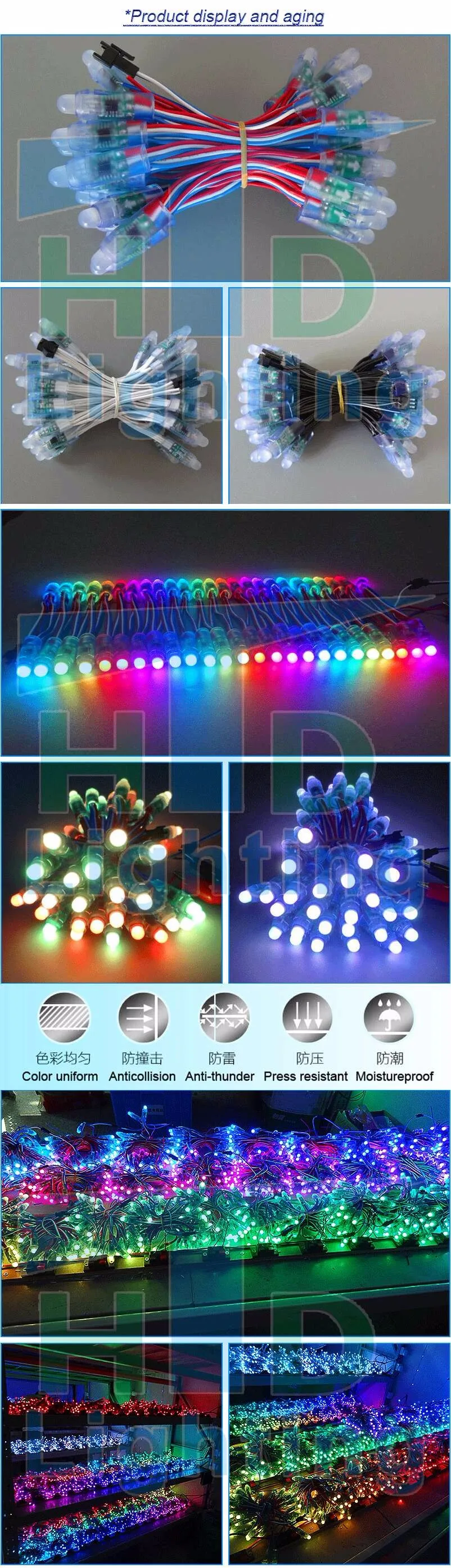 Dmx Led Pixel Light/dmx512 Led Modules/magic Dot/ Digital 12mm/9mm Led ...