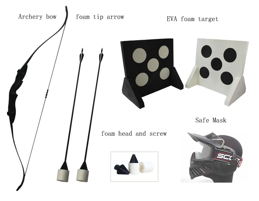 Archery Game Tag Equipment Bow And Foam Tip Arrow Sets - Buy Archery ...