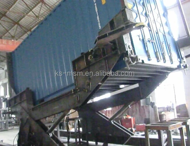 20ft Hydraulic Container Tilter Use For Container Loading And Unloading - Buy 20ft Container ...