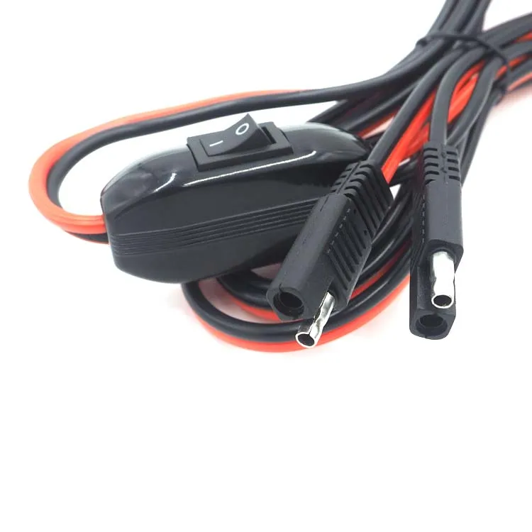 18awg Push Button Switch Wire Harness Sae To Sae Dc Power Automotive ...