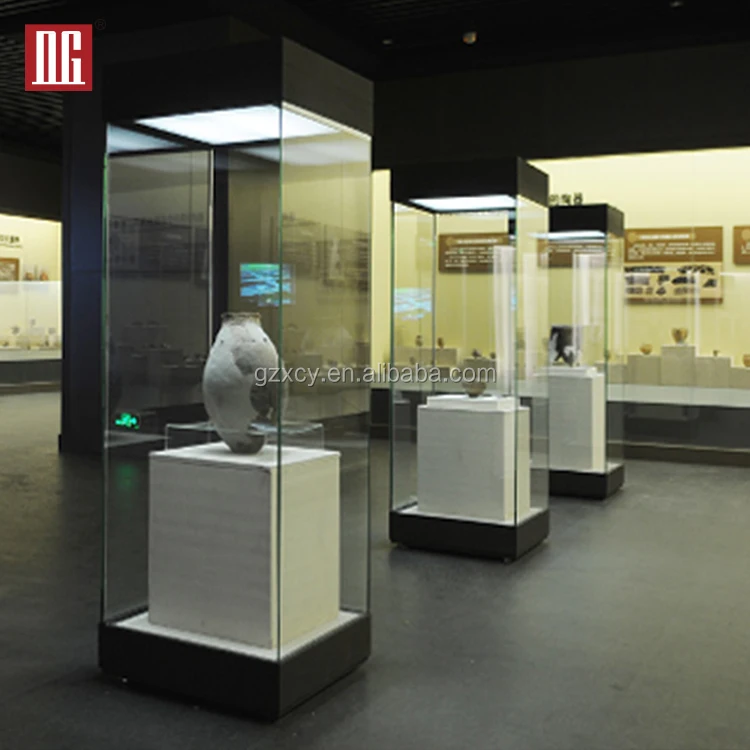 Unique Design Museum Exhibition Equipment Used Ultra Clear Glass ...