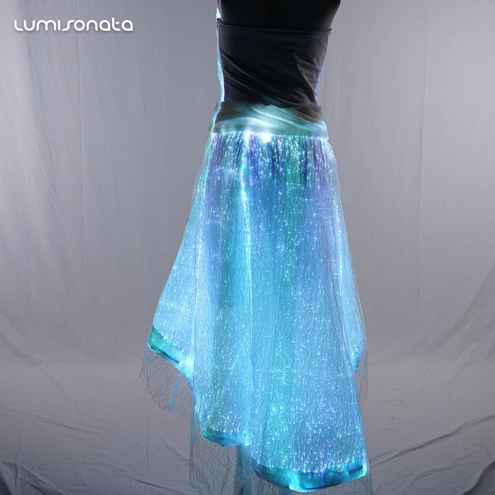 2018 Fashion Dance Light Up Neon Glow Adult Luminous Led Costumes - Buy ...