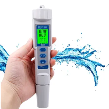 Ec-3587 Digital 3 In 1 Waterproof Ph/ec Temperature Meters Lcd With ...