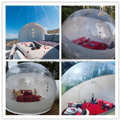 Transparent Inflatable Dome Tent - Perfect for Family Camping
