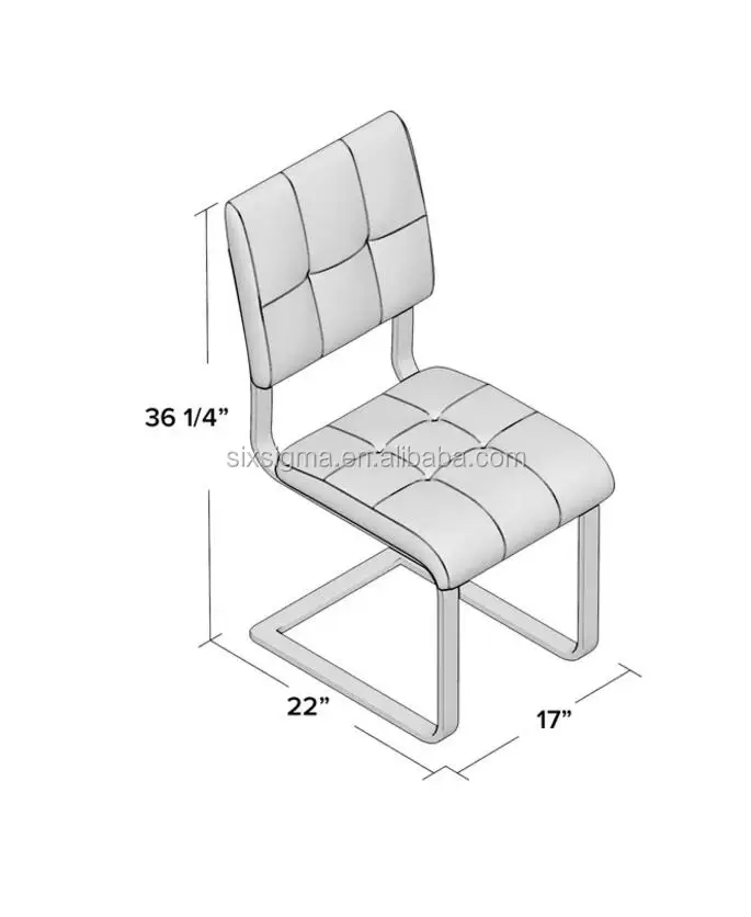 Square Tube Frame Restaurant Dining Chair For Sale - Buy Square Tube ...