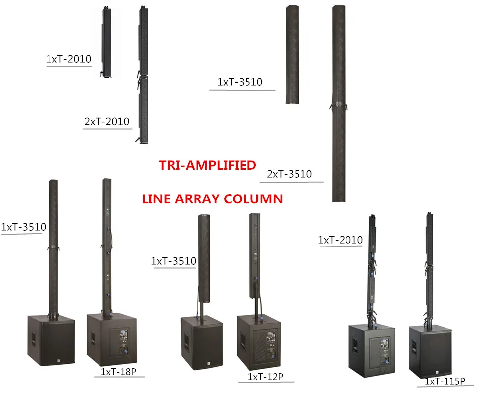 Full Range Speaker Driver Column System Powered Line Array - Buy Full ...