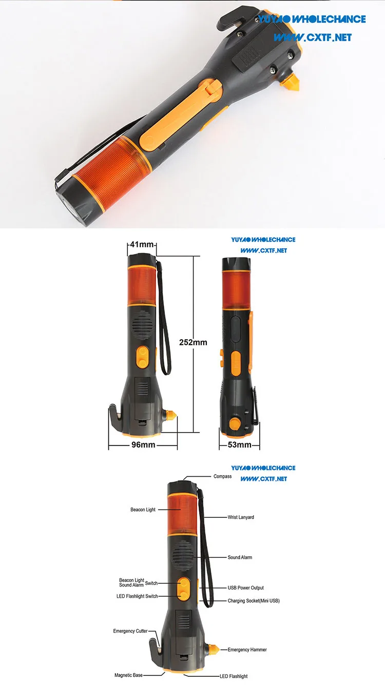 New Brand 2017 Led Car Multifunctional Torch With Magnet Base - Buy Led ...