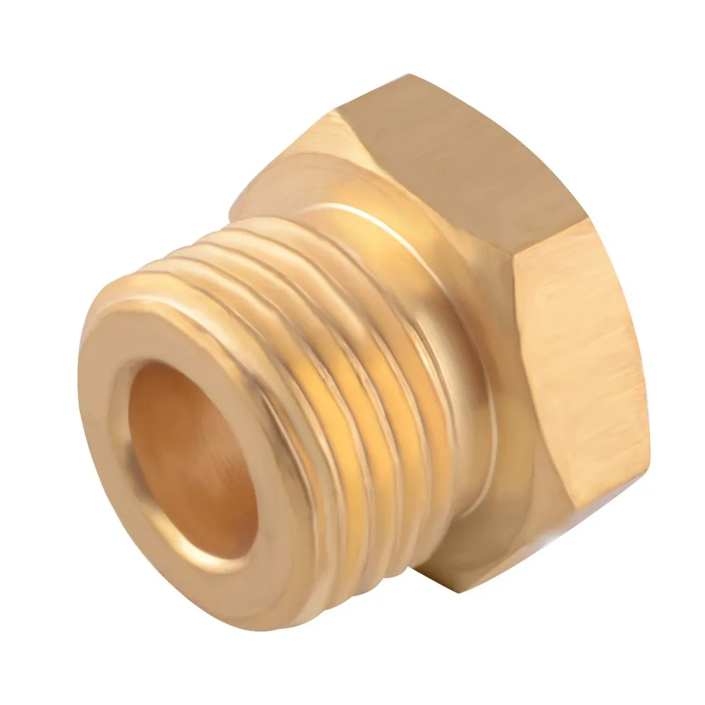 Brass 1 8 Npt Female To 5 8 18 Unf Male Oil Sensor Sump Plug Adaptor