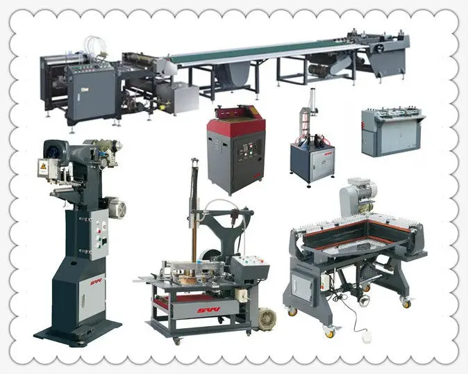 Semi Box File Making Machine Cartons Machinery & Hardware Printing ...