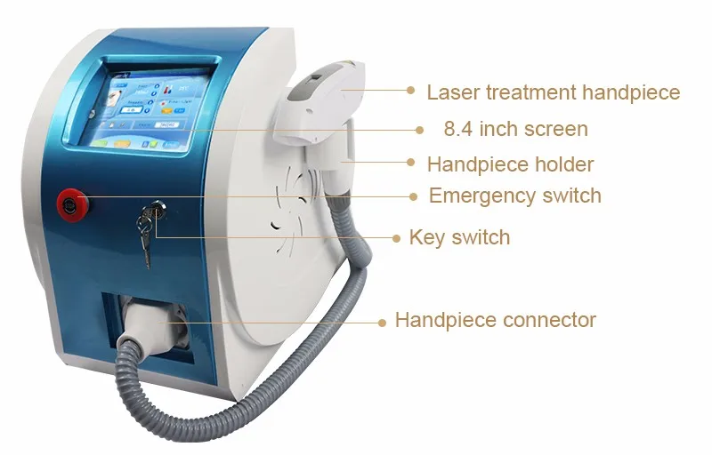 V Ktp Laser Medical / 532nm Long Pulse Laser Ktp For Tattoo Remvoval ...