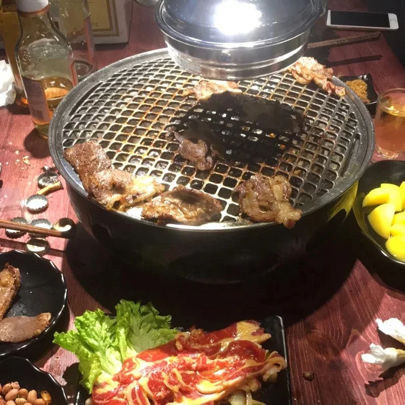 Charcoal Stainless Steel Korean Barbecue Indoor Charcoal Restaurant Bbq ...