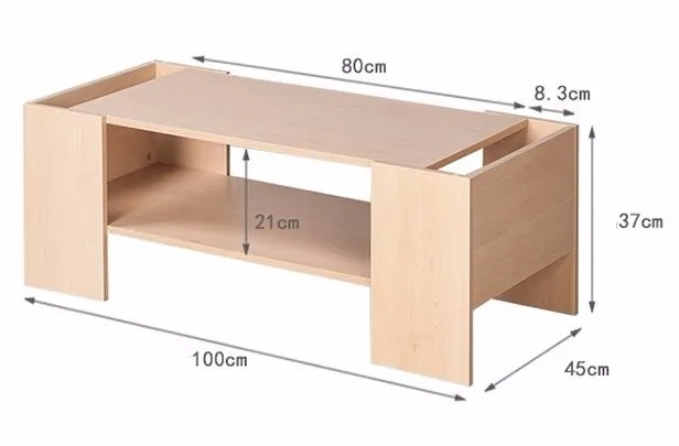 Wooden E1/e2 Mdf/particle Board Coffee Table Modern Teapoy - Buy Modern ...
