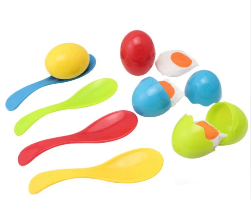 Egg and Spoon Relay Race Game - Fun Outdoor Activity