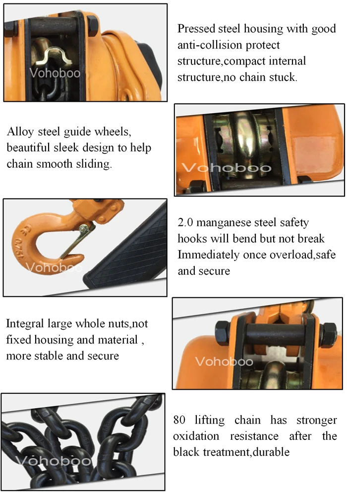 Hand Chain Hoist&manual Lever Hoist&chain Block Pulley Mechanism - Buy ...