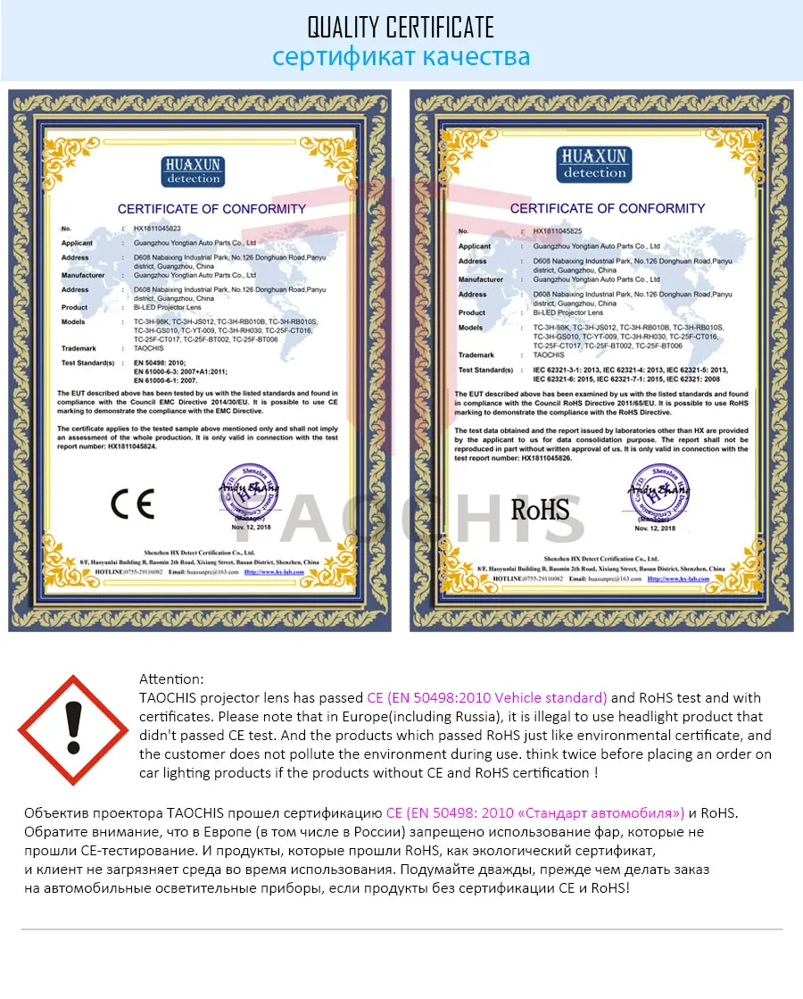 Taochis 3.0 Inches Fog Lamp Oem 1118-3743010-01 1118-3743011-01 Fog ...