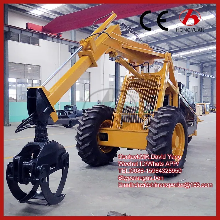 Hongyuan 3 Wheel Telescopic Boom Logger Grab Wheel Loader For Sale ... Hongyuan 3 Wheel Telescopic Boom Logger Grab Wheel Loader For Sale ...