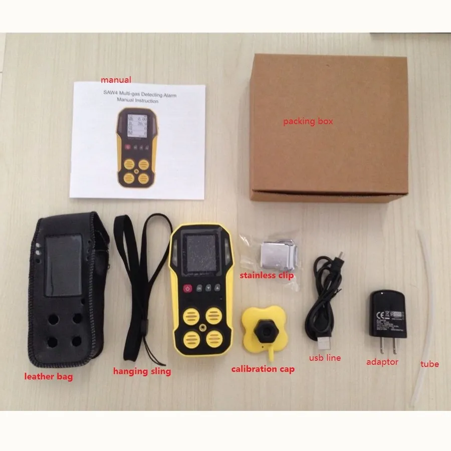 Ce /ex Certificate Multi Portable Ammonia Gas Detector For Nh3 Co H2s ...