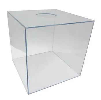 Custom Square Clear Lucky Draw Box,Acrylic Ballot Collection Boxes ...