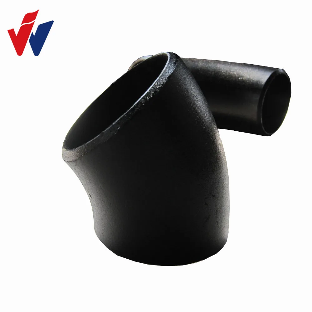 Sch40 90 Elbow Lr Seamless Cs Fittings Black Steel Pipe Fittings - Buy ...