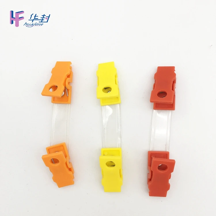 Plastic Material Paper Clip With Colorful - Buy Paper Clip,Flat Paper ...