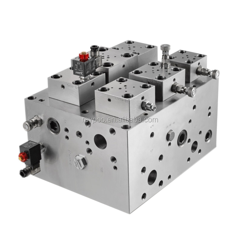 Non Standard Hydraulic Valve Control Block for Industrial Machinery