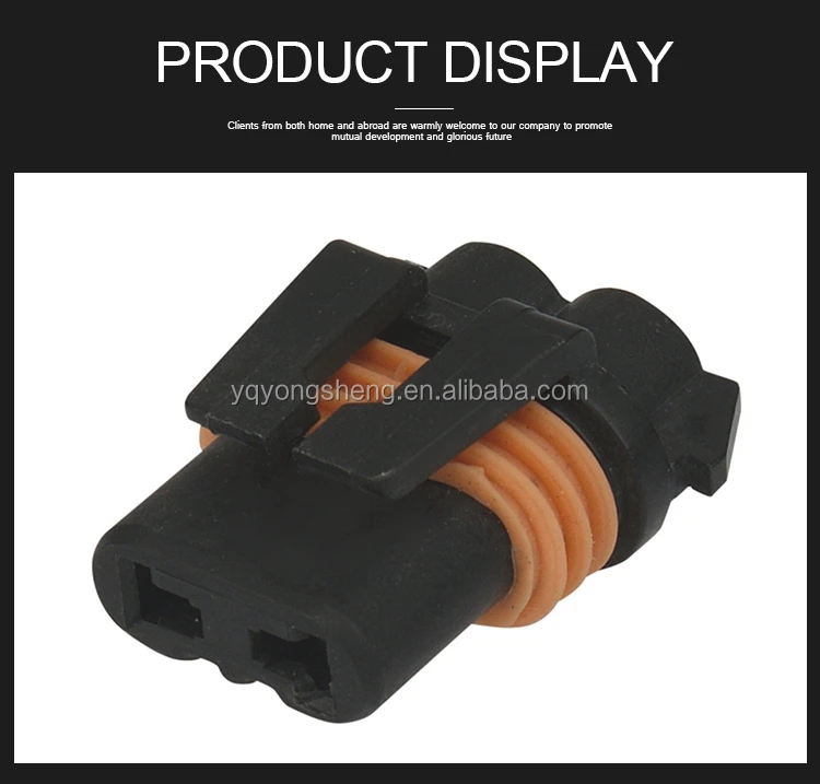 12059183 12059185 2 Pin Female Auto Electrical Connector For Bus ...