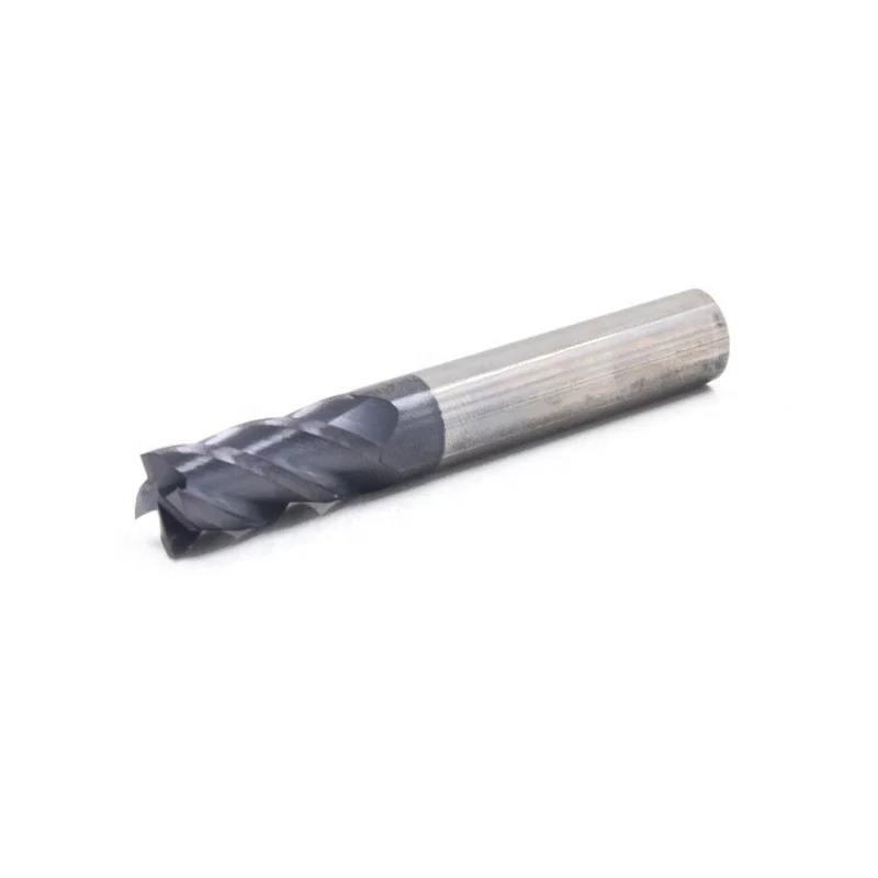 Hrc 55 4f Milling Cutter Solid Carbide Corner Radius End Mill R1*d4*50 ...
