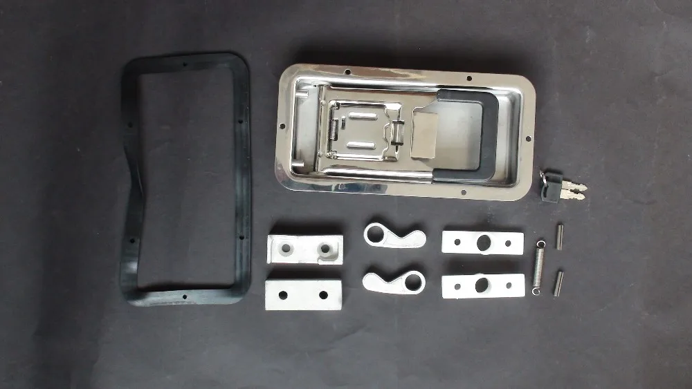 Truck Recessed Side Door Camlock Container Door Push Handle Lock 02342d ...