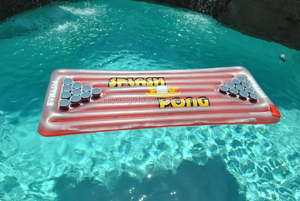Yes Folded And Pvc Material Inflatable Beer Pong Table Water Pool Float ...