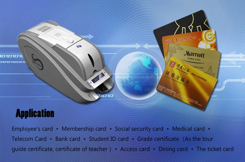 Smart 50S ID Card Printer - Efficient Single-Sided PVC Printing