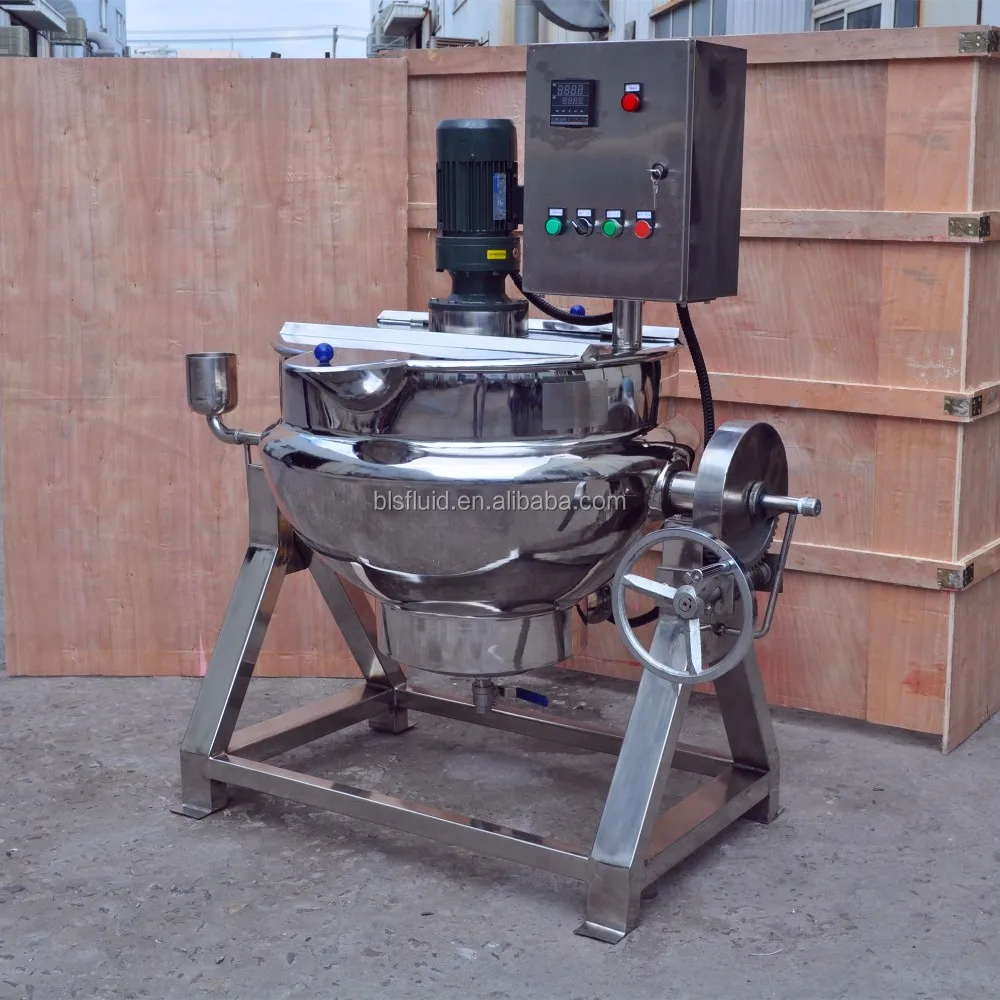 200L Electric Heating Jacket Kettle Cooker for Cheese Melting