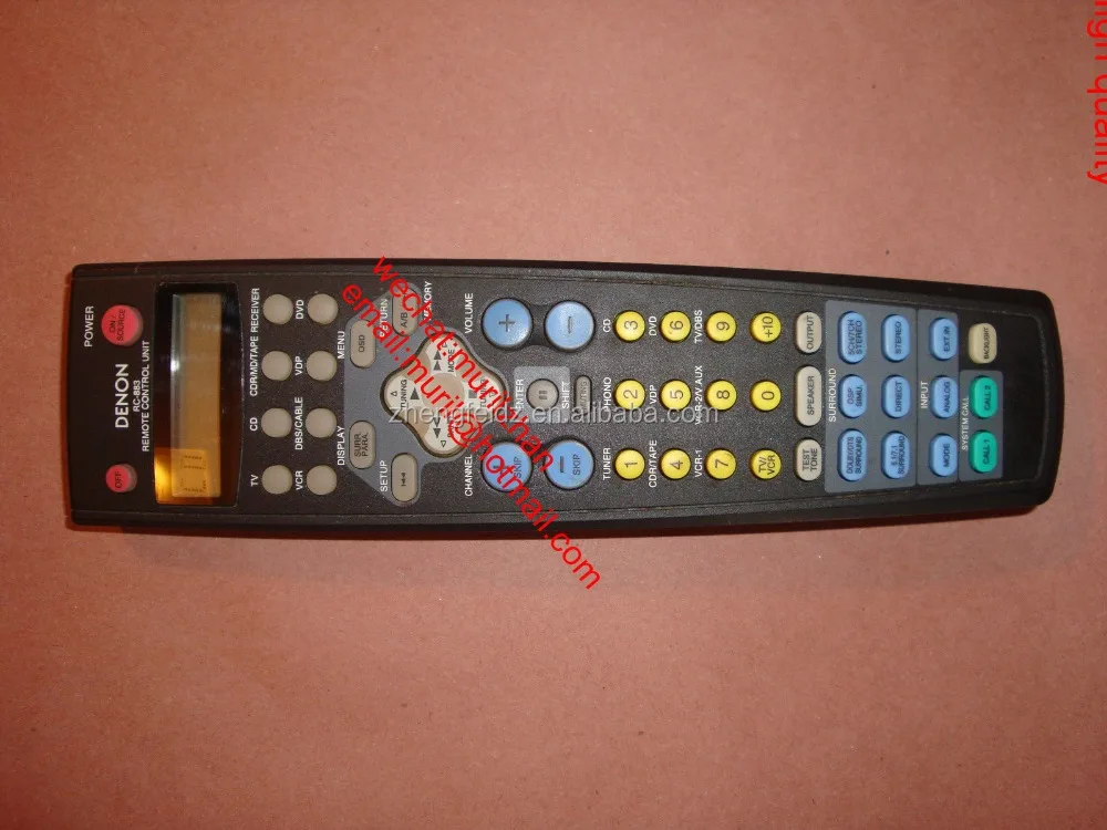 High Quality Black Genuine Denon Rc-883 Remote Control Tested - Buy ...