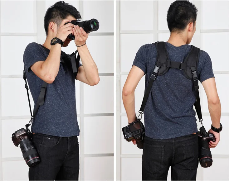 Quick Release Dual-shoulder Cameras Strap Double Shoulder Belt Strap ...