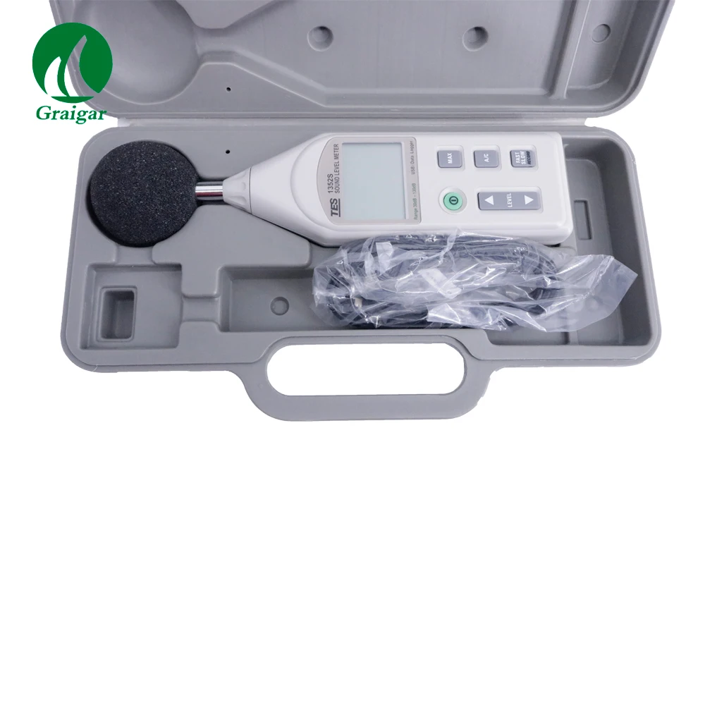 Tes-1352s Programmable Sound Level Meter Range 30db To 130db Noise ...