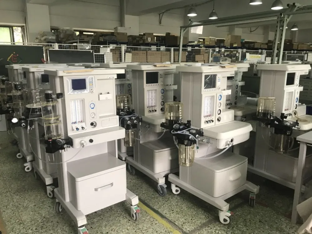 Eterinity AM852V Portable Anesthesia Machine with O2 & N2O Flow Meter